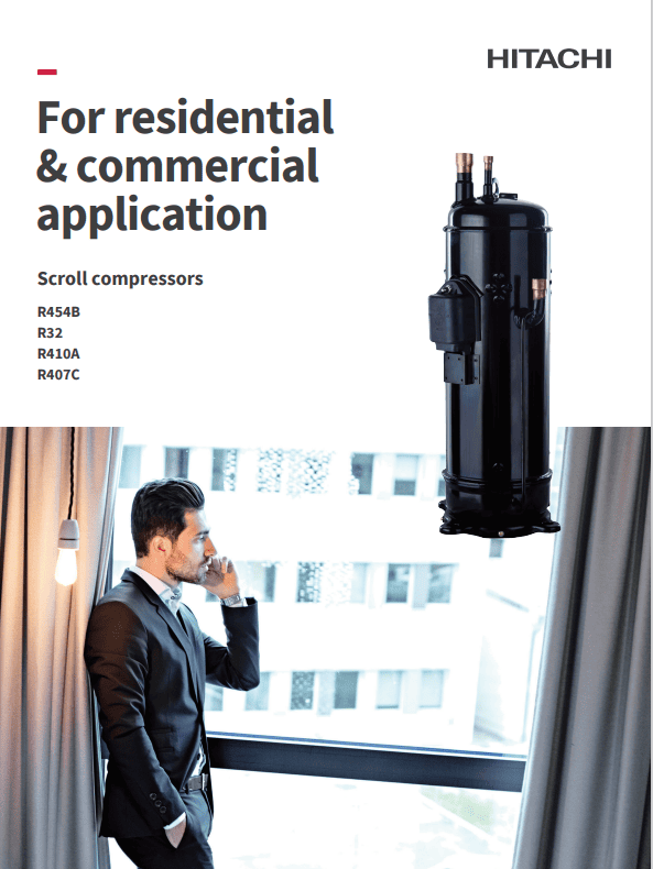 Manuals for Hitachi Scroll | Installation & Technical Catalogs